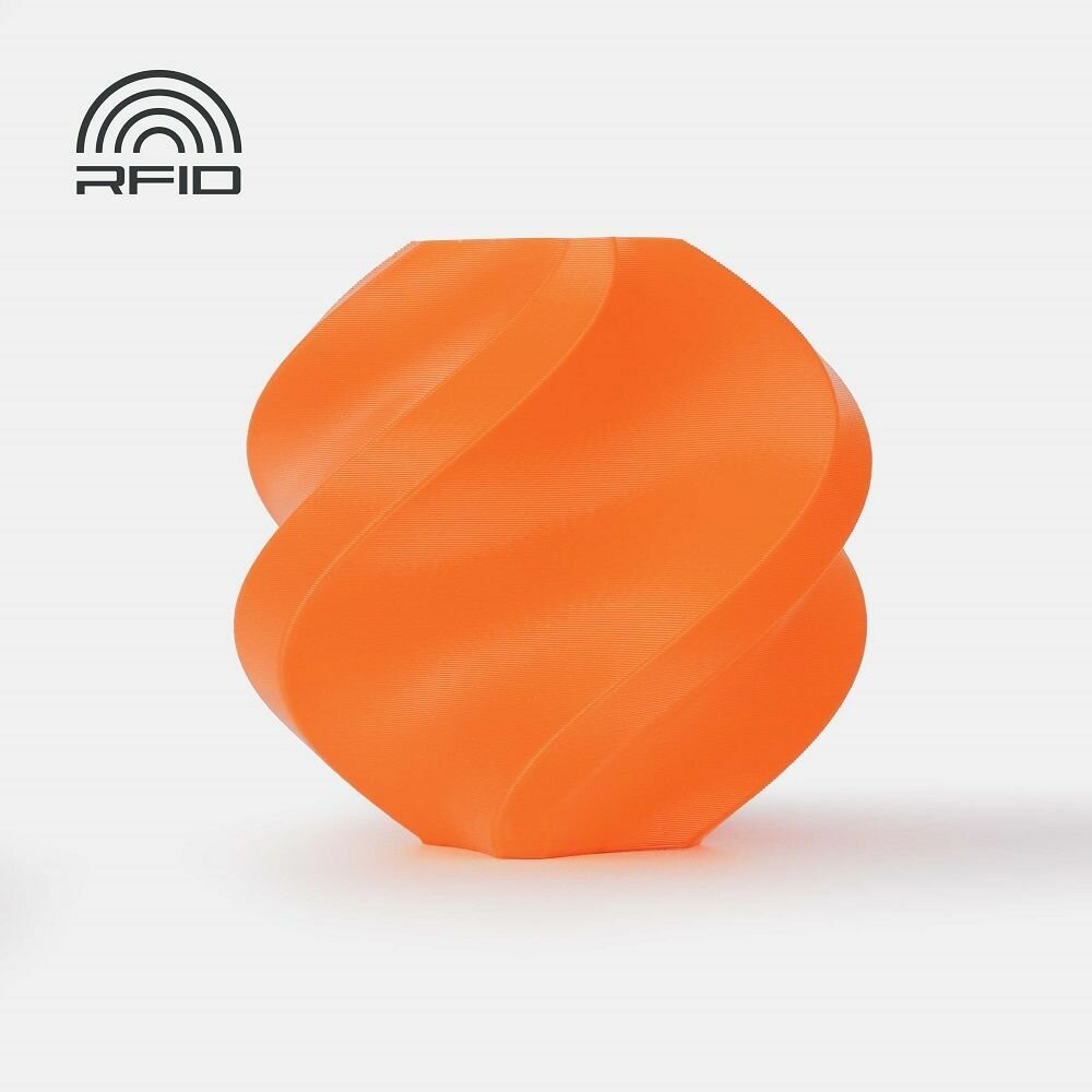 Катушка PLA Basic пластика Bambu lab 1.75 мм 1кг, оранжевый A00-A0-1.75-1000-SPL