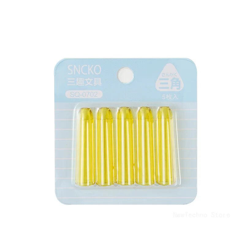 Прозрачные колпачки для карандашей MOONBIFFY Светло-желтый, yellow