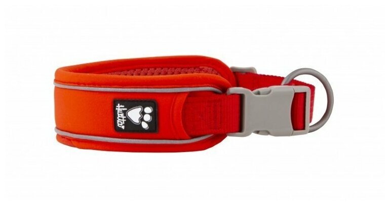Ошейник Hurtta Weekend Warrior ECO, размер 55-65, Тёмно-оранжевый