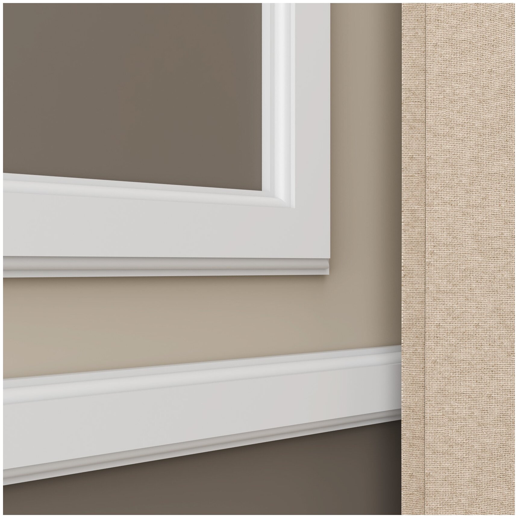 Молдинг для стен Ultrawood арт. U 0007 (2440 х 38 х 14 мм.)