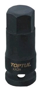 Головка торцевая ударная шестигранная 3/4" HEX 27 мм для гайковерта KADH2427 TOPTUL