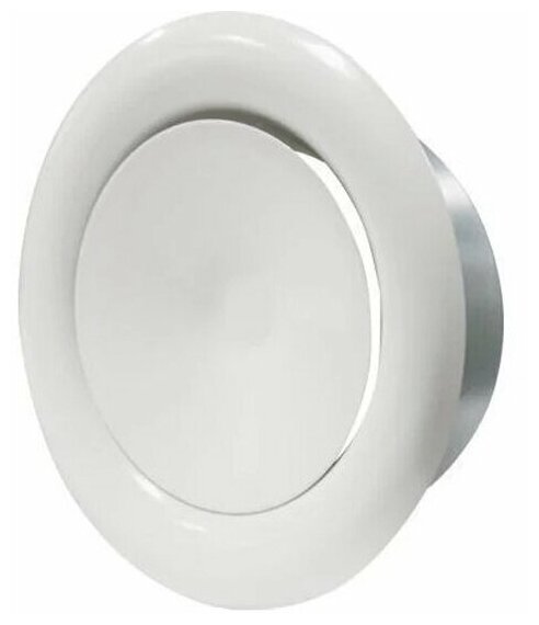 Анемостат Era 10DUM, приточно-вытяжной регулируемый с фланцем сталь, D 97,5