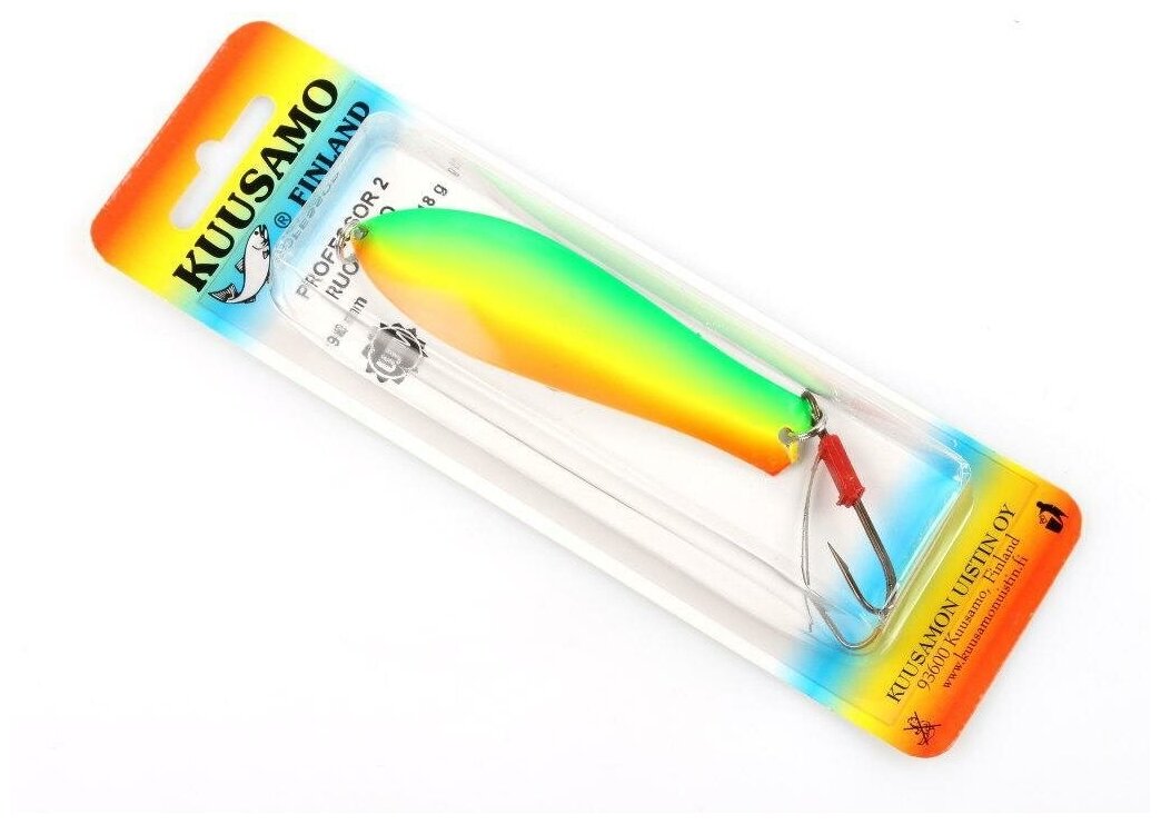Блесна Kuusamo Professor 2, 90/18 (незацеп) GR/Fye/FR-S