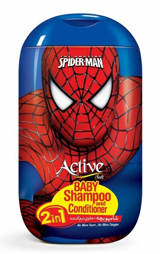 Active Детский шампунь и кондиционер 2в1 Spiderman, 280 мл