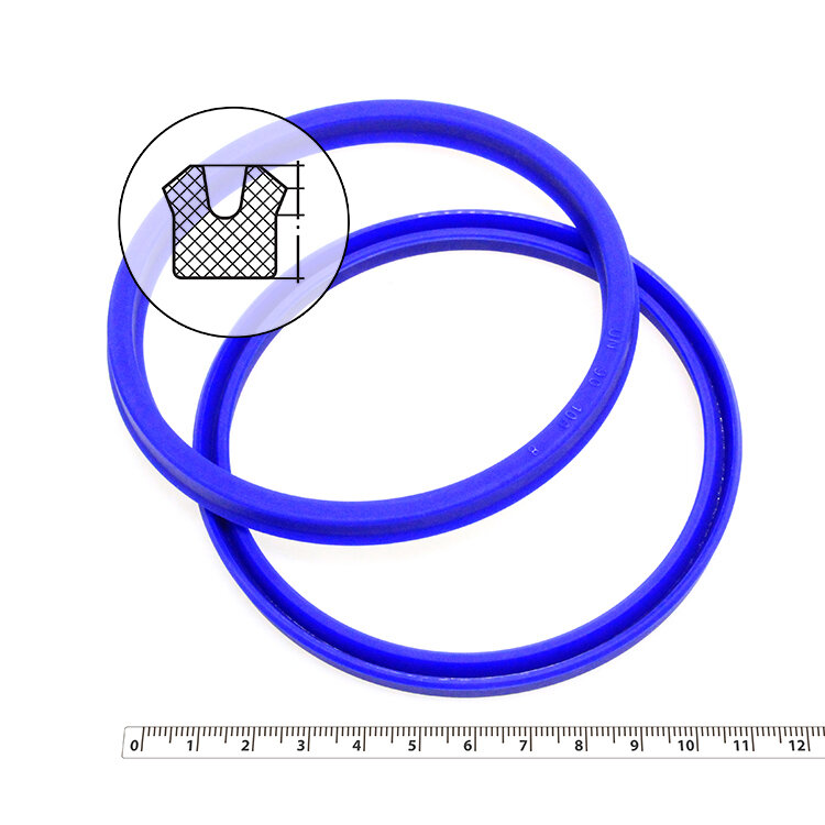 Манжета гидравлическая 90х100х8 (манжета цилиндра 100*90*8) тип UN PU (полиуретан)