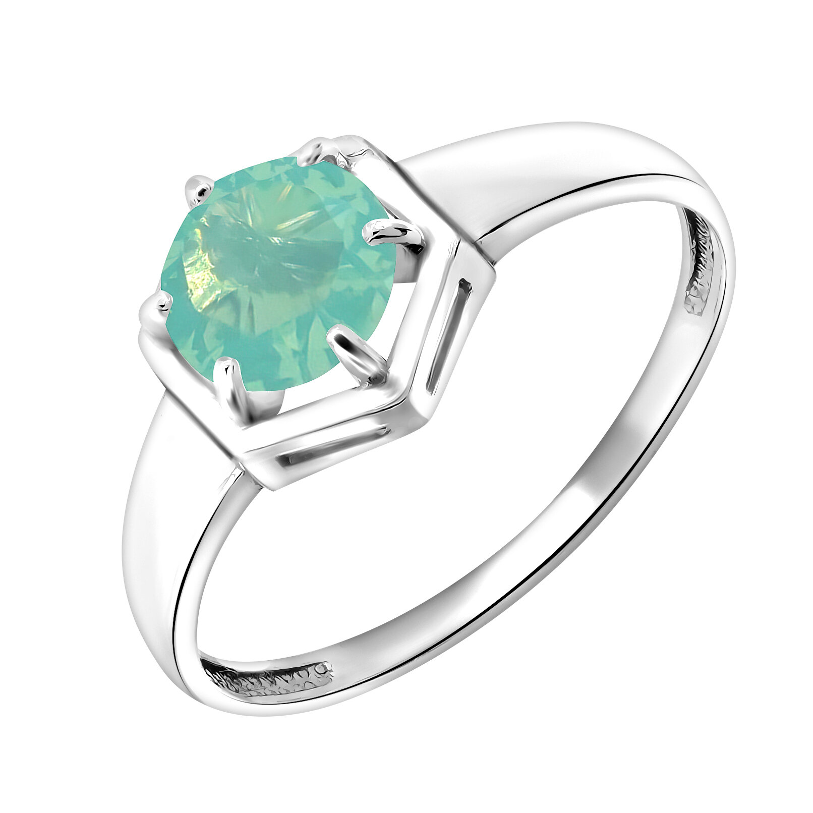 Кольцо, серебро, 925 проба, кристалл