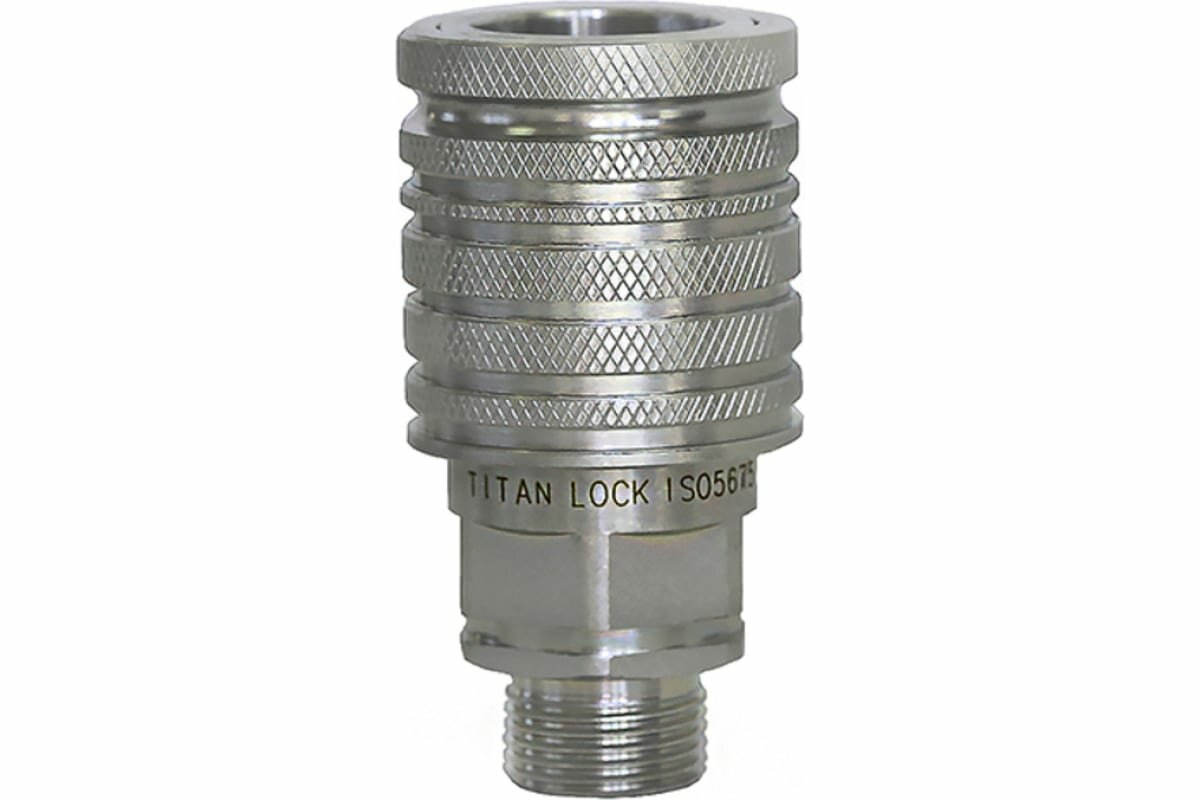 TITAN LOCK БРС 1/2 in ISO 5675 розетка с метрической резьбой из оцинкованной стали