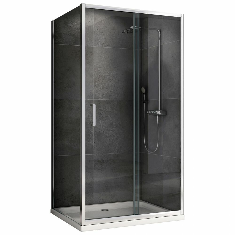 Душевой уголок Abber Schwarzer Diamant 1500х600х1900 мм AG301505-S605