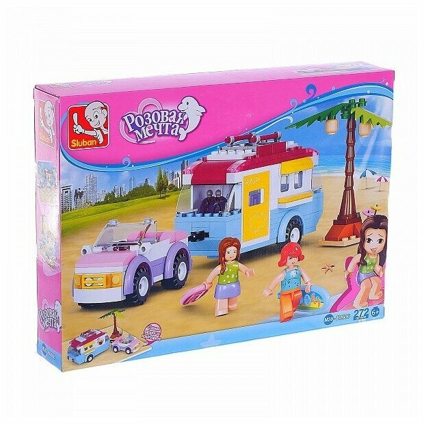 Конструктор "Пляжные выходные" 272 детали SLUBAN M38-B0606