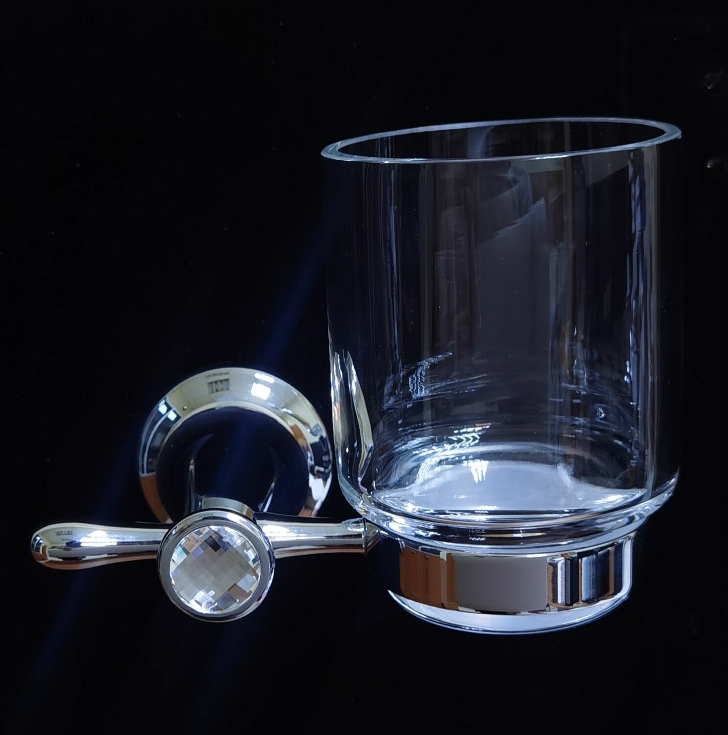 Держатель для стакана Puro BOHEME стекло, хром