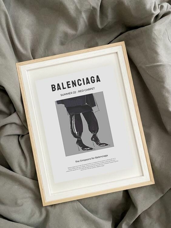 Постер, плакат на стену Balenciaga