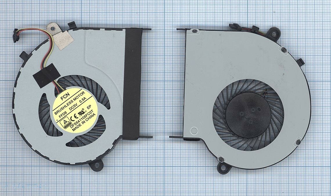 Вентилятор (кулер) для Toshiba FABLI00EUA (3-pin)