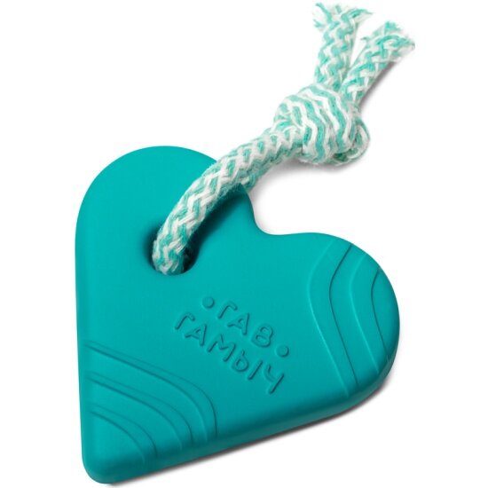 Игрушка для собак Gamma "Сердечко с веревкой", 90*85мм, серия ГАВ гамыч