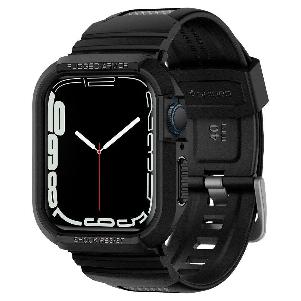 Чехол SPIGEN для Apple Watch (41/40 mm) - Rugged Armor Pro - Черный - ACS00546