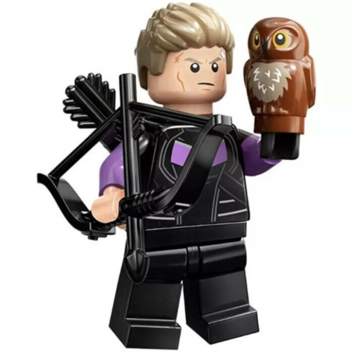 Конструктор LEGO Minifigures 71039-6 Соколиный глаз, 8 деталей, от 5 лет, 2023 год
