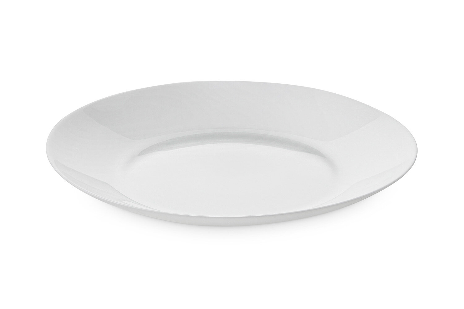 EVIO Pure Тарелка обеденная из стекла, диаметр 25 см, сервировка на каждый день