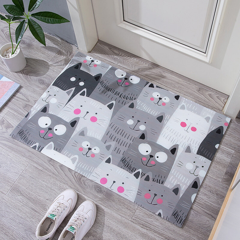 Ковер Мягкий утолщенный Empire Soft Cats с рисунком котиков 80×120 см для дома