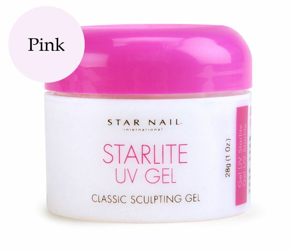 Гель Star Nail для ногтей скульптурный розовый StarLite Pink 28 г