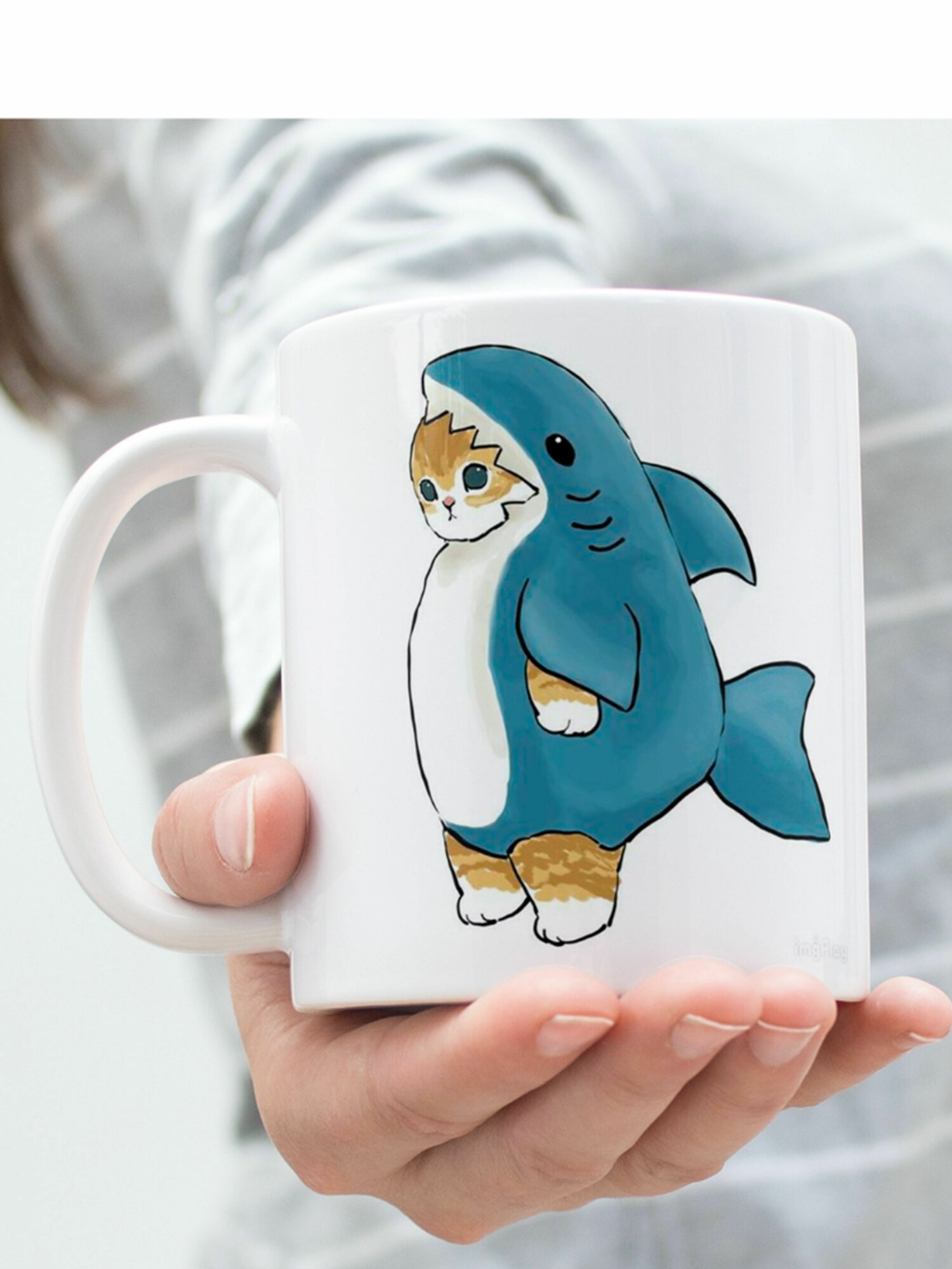 Кружка "Котик Акула"