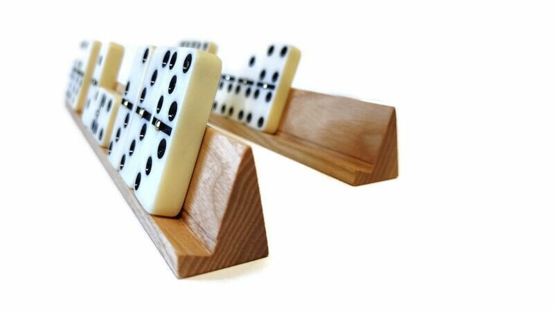 Подставка для домино, держатель для домино (2шт.) LUMIWOOD