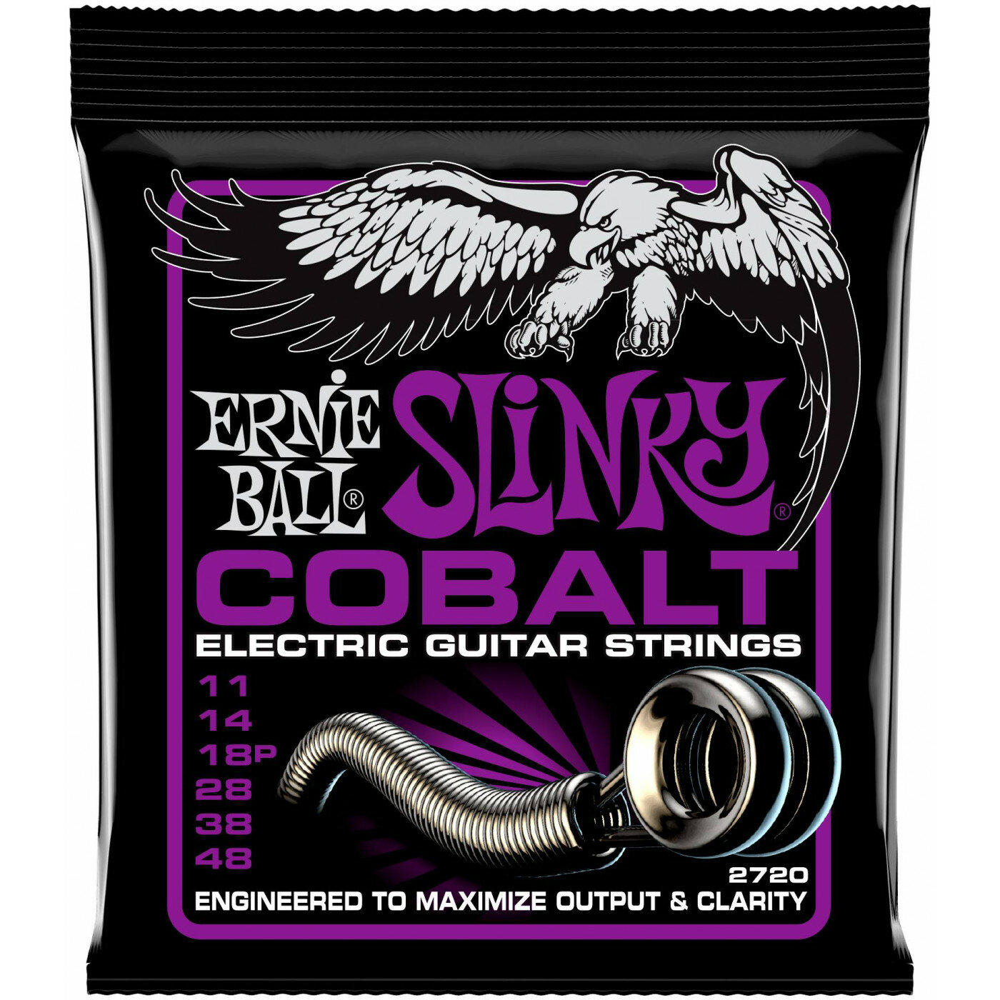 Струны для электрогитары Ernie Ball 2720 Cobalt Power Slinky