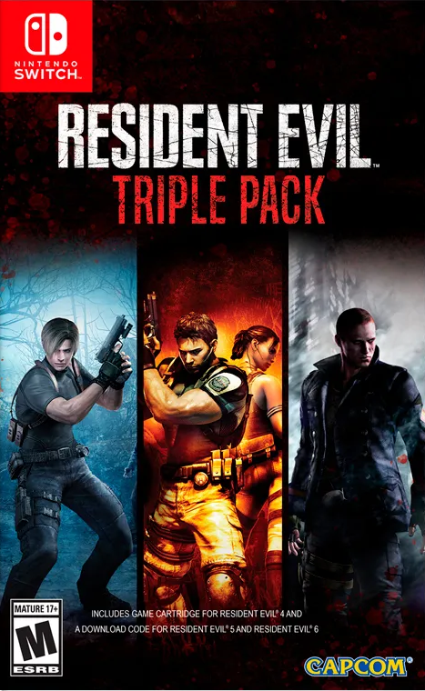 Игра Resident Evil Triple Pack для Nintendo Switch (Английская версия)