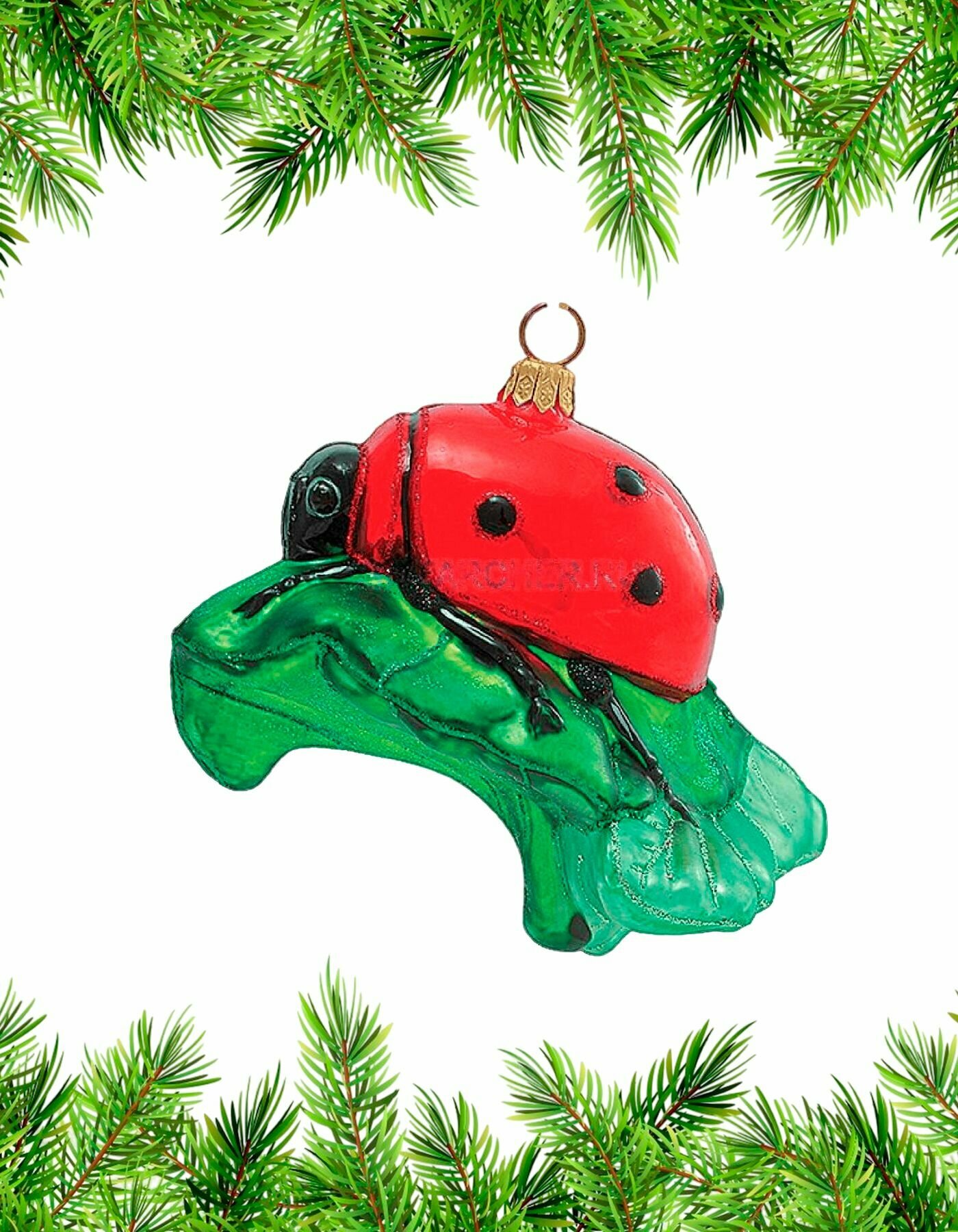 Игрушка на елку Божья коровка Komozja Family