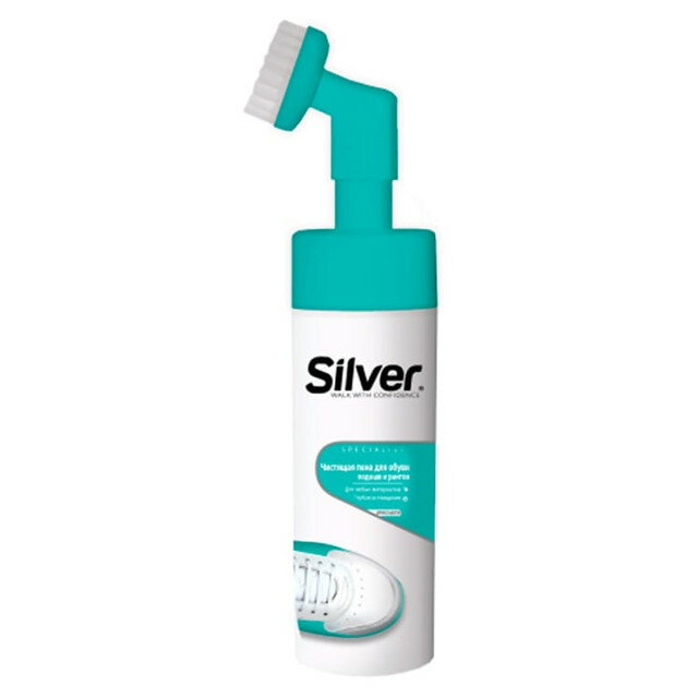 Пена-очиститель SILVER для обуви, подошв и рантов 150мл