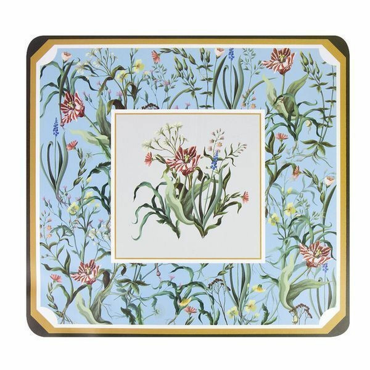 Салфетка сервировочная (плейсмат) "Floristry", Дизайн 12, 30x28см (цена за 1шт.)