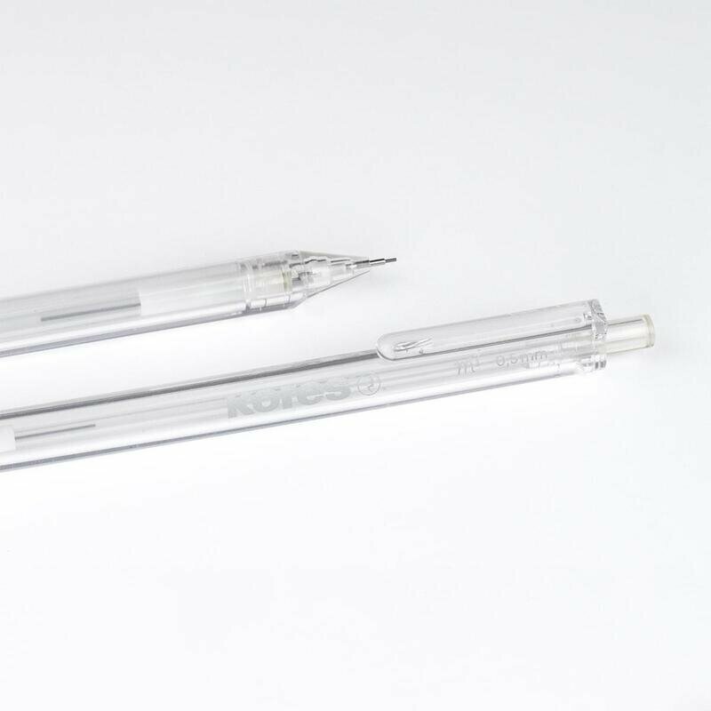 Карандаш механический прозрачный Kores 0.5 мм, 1874855