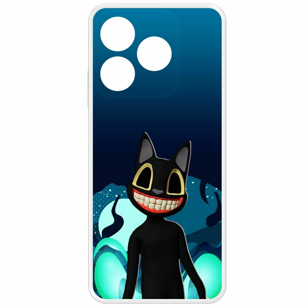 Чехол-накладка Krutoff Clear Case Хаги Ваги - Картун Кэт для Realme C61