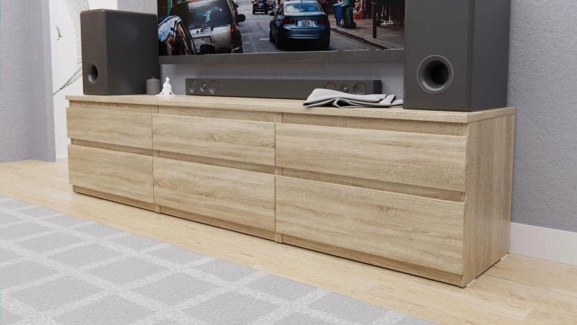 Тумба 6 ящиков Сонома 2.03.03.110.3 Кастор/Куллен Икеа 1944/542/396