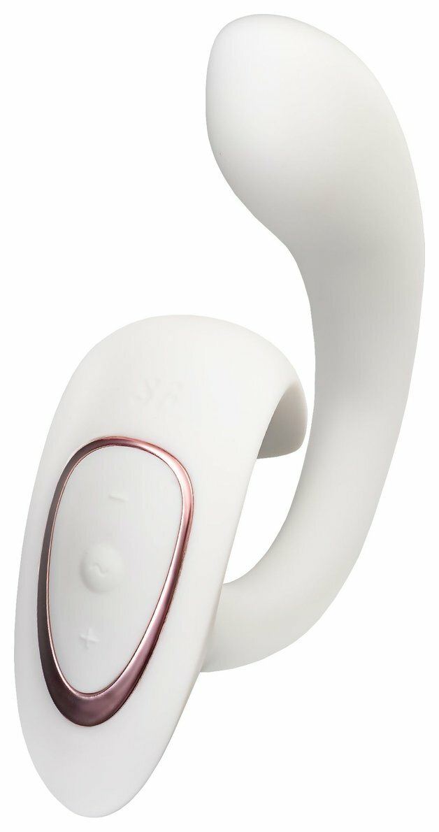 Белый вибратор для G-стимуляции G for Goddess 1 Satisfyer