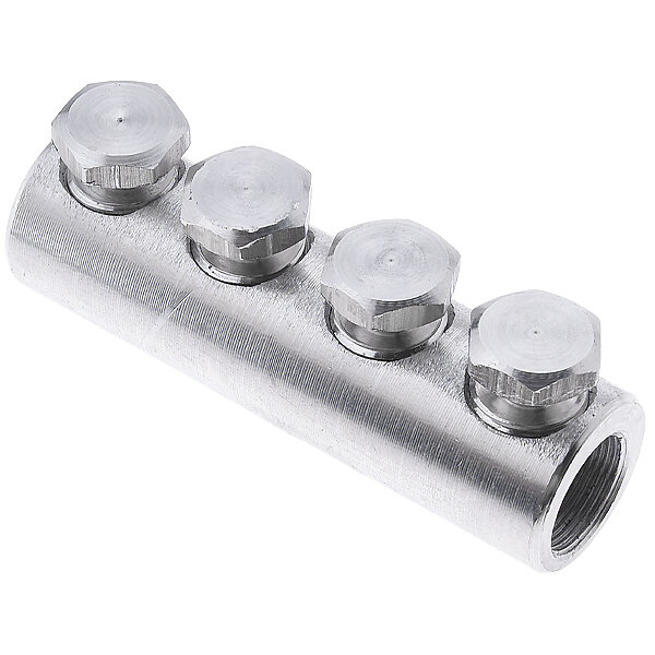 Гильза ГД-120 (4СБ-70/120.04.07.0) алюминиевая 70-120мм2 c болтами со срывными головками (3 шт. в наборе)