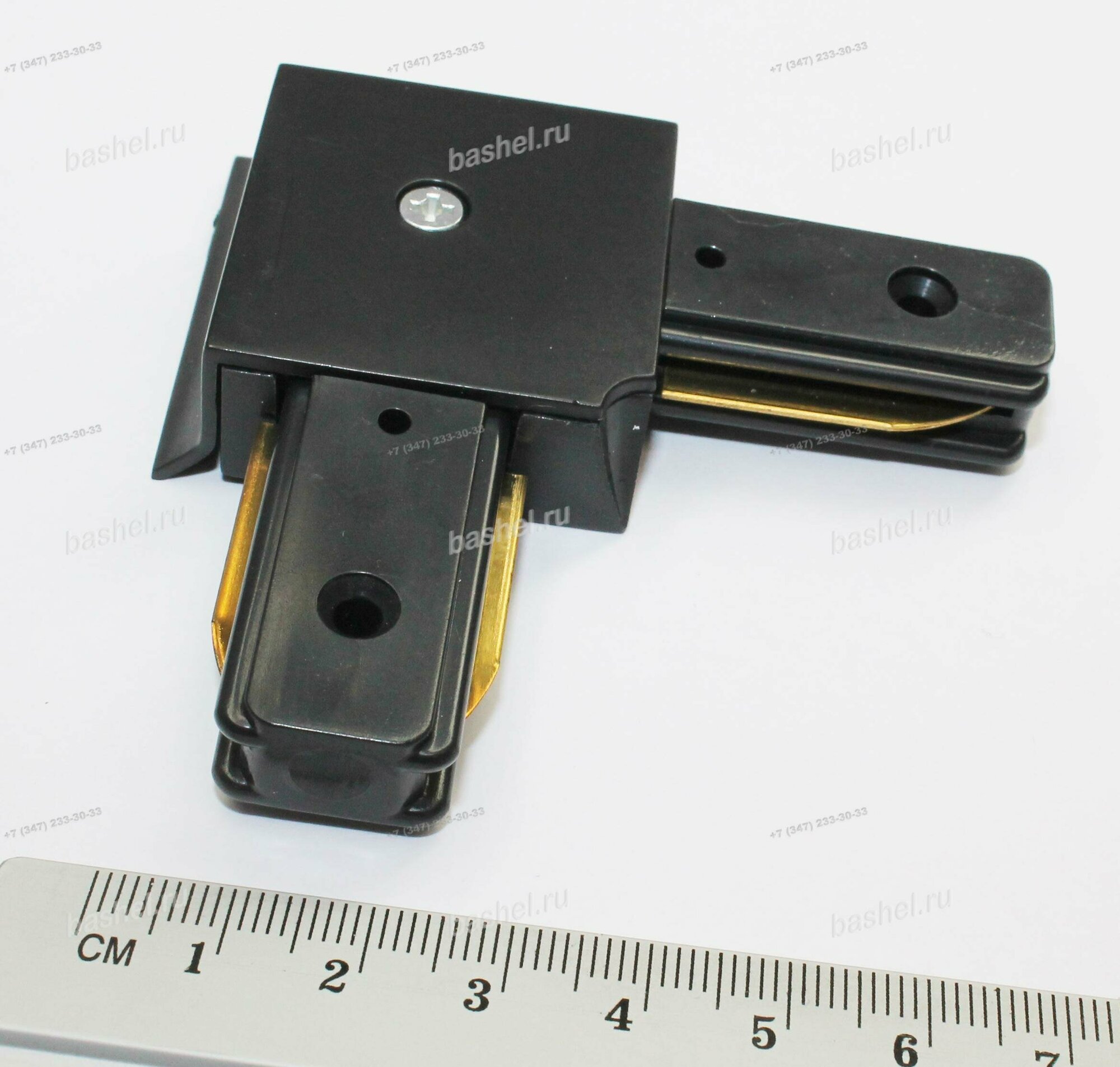 Track-F-2L-L-LGD-JH Black угловой коннектор трековый