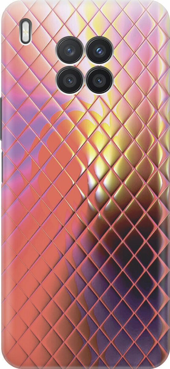 Силиконовый чехол Розовая рептилия на Honor 50 Lite / Huawei Nova 8i / Хонор 50 Лайт / Хуавей Нова 8и