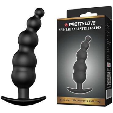 Baile Pretty Love Special Anal Stimulation, черный Анальный стимулятор-ёлочка