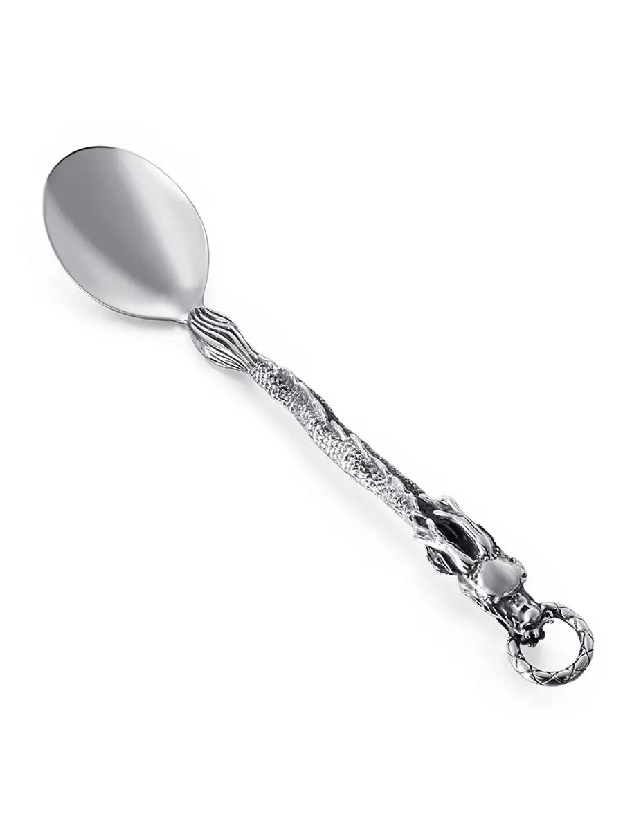 Ложка столовая Китобой "Дракон", нержавеющая сталь, серебристая, 1шт