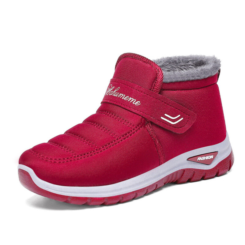 Мужские хлопковые ботинки для пар, теплые короткие ботинки для активного отдыха на открытом воздухе, повседневные хлопковые ботинки на толстой подошве с флисовой подкладкой и утолщенные зимние ботинки.