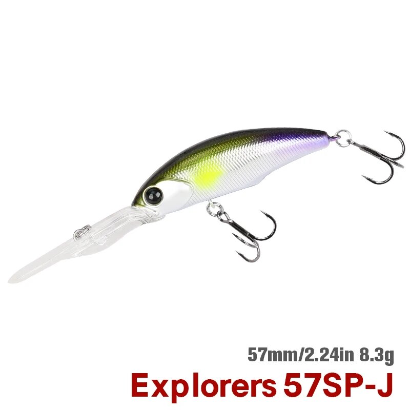 Приманка Explorers 57SP-J, 57mm, 8.3g, цвет Explorers-J
