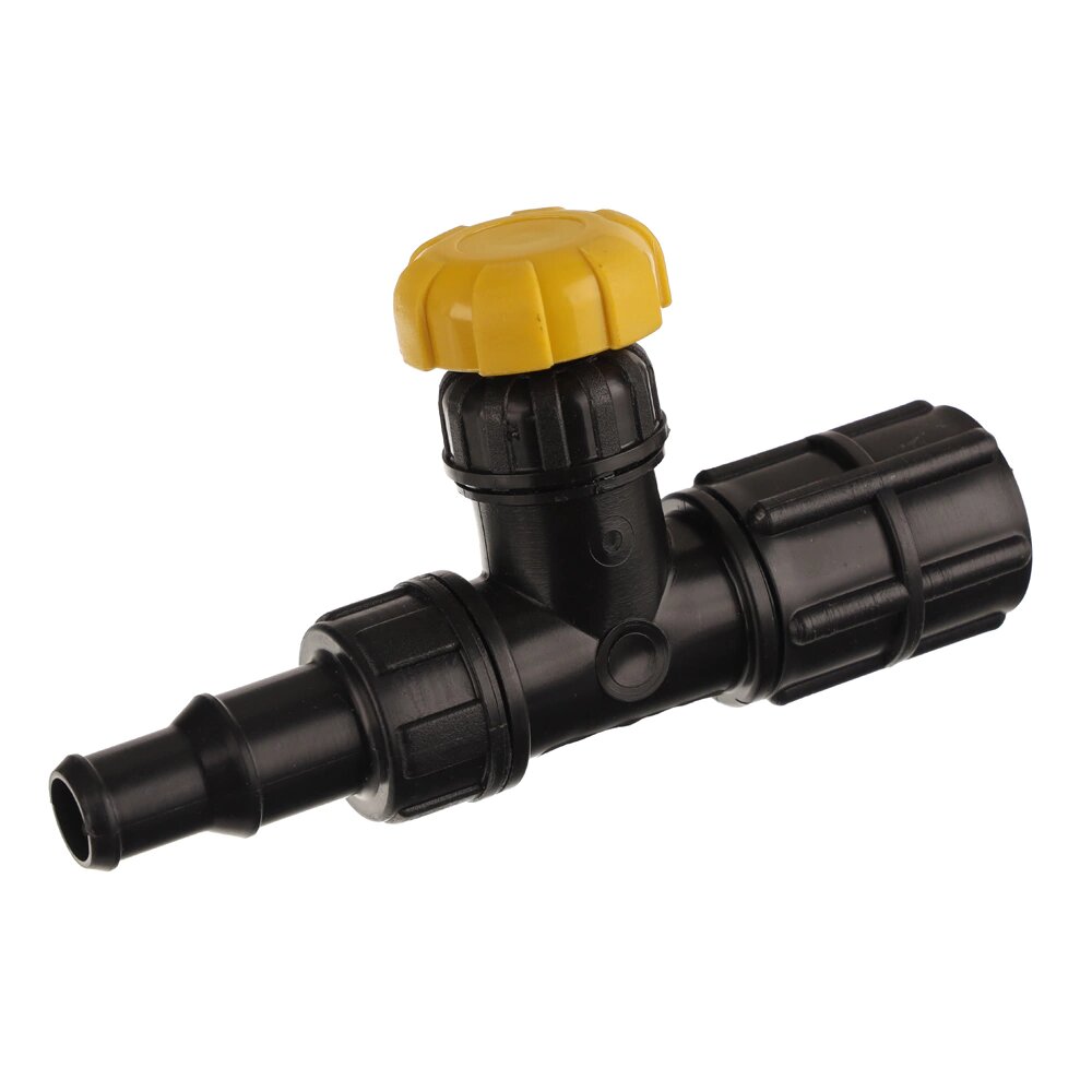 Водопроводный кран Исток КВ-20М, для капельного орошения, черный