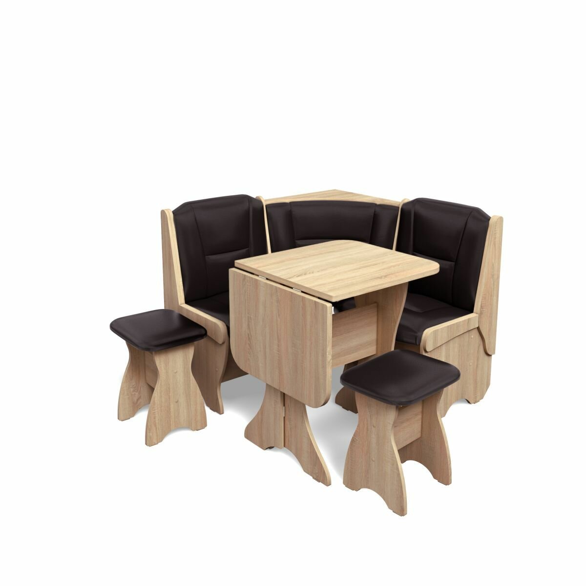 Кухонный уголок Грация Дуб Сонома/Б. Умбер/Дуб Сонома