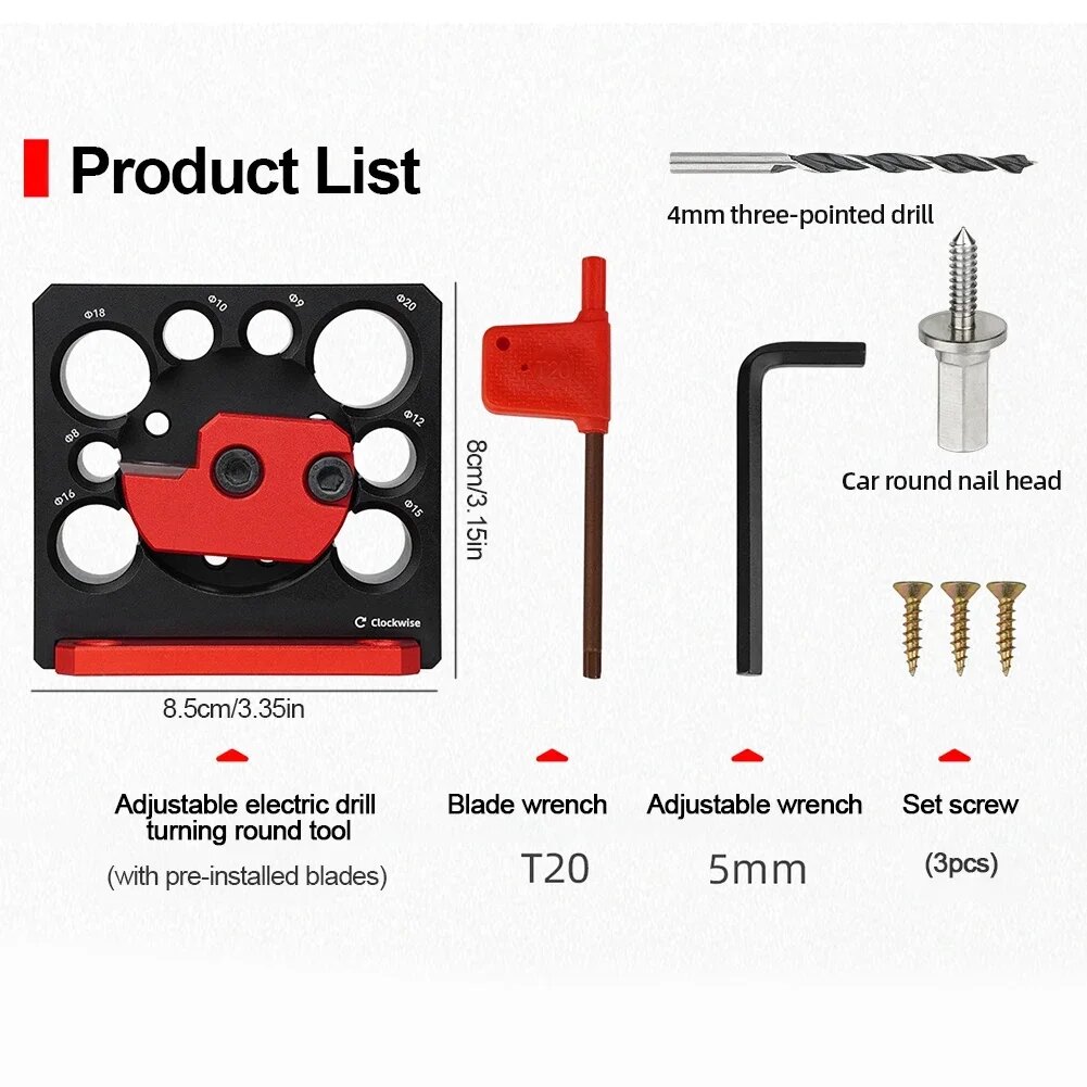 Набор для изготовления дюбелей LTOOLS 8-20 мм B