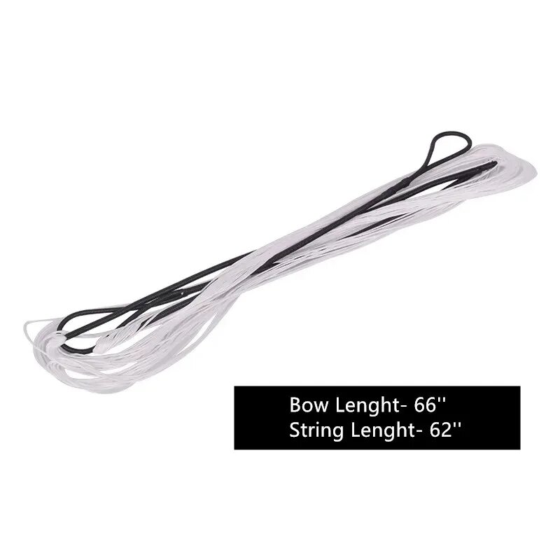 Тетива для лука Flying bowstring, черная, 12 нитей, 48-70 дюймов string 62in-white