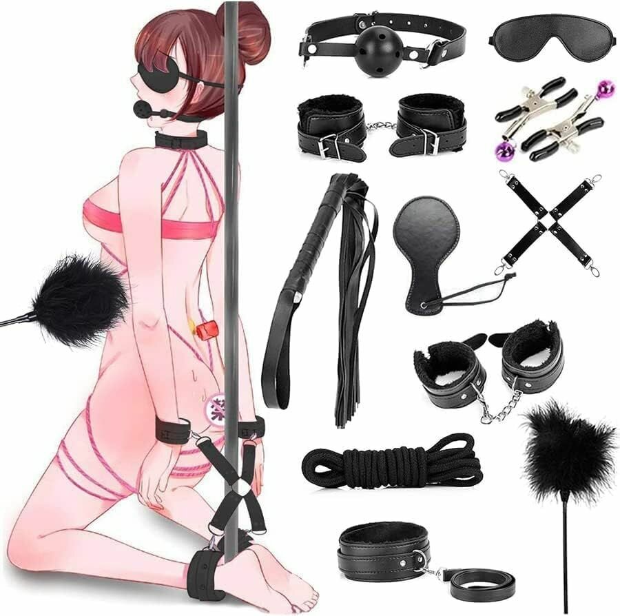 БДСМ Набор 18+ Секс Игрушки 11 Предметов Для Двоих Ролевые Игры