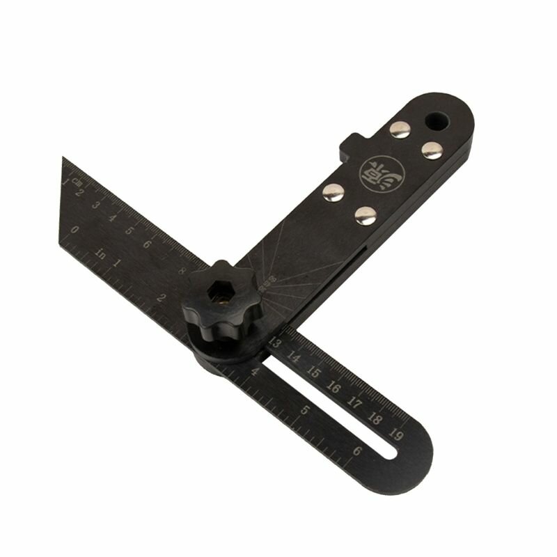 Угловая линейка-писец, Т-образный квадрат, аксессуары для столяров, сделай сам, маркер параллельной линии, общие инструменты, транспортир-инклинометр
