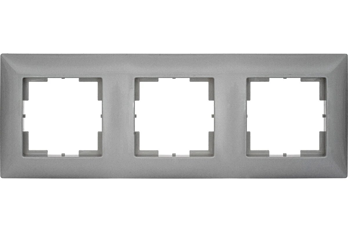 Кунцево-Электро 'Мария' трёхместная рамка мрфи11.12.00.00 алюминий 110060 для электрощитов