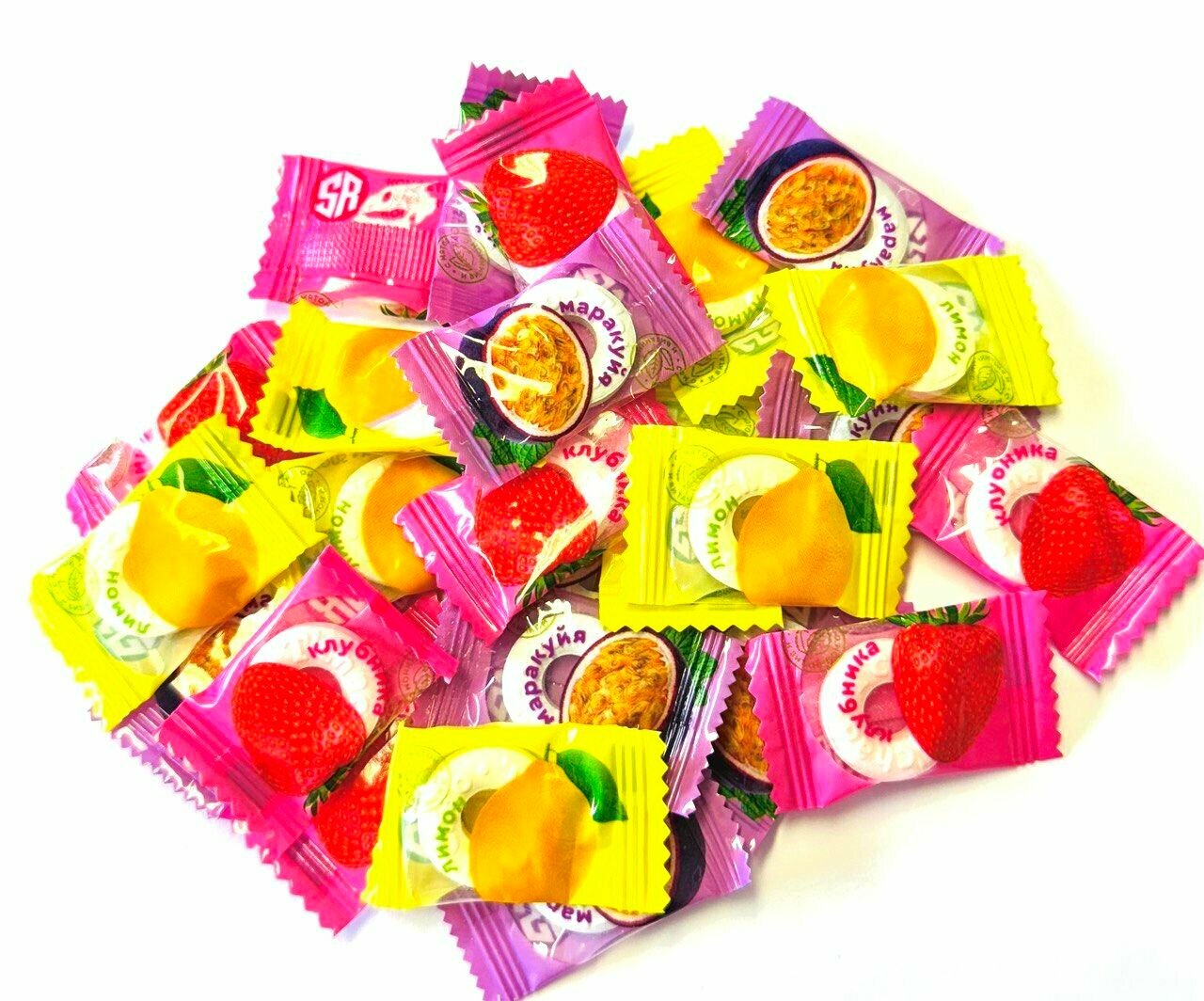 Конфеты без сахара освежающие Sweet Rings Roll,500 гр