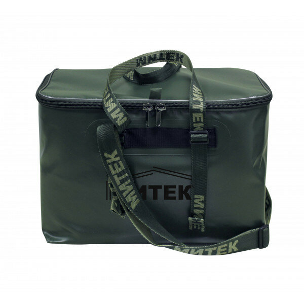 Сумка для рыбалки, туризма и отдыха Митек с крышкой, Бокс (50х23х32см) (хаки), ПВХ-ткань