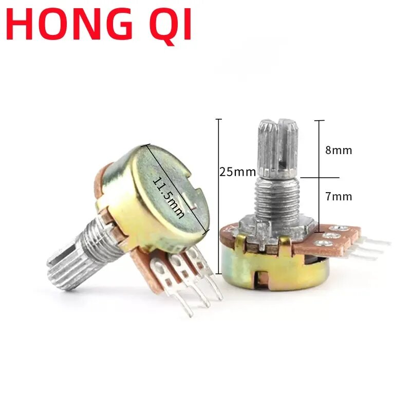 Линейный потенциометр WH148 10K Ohm